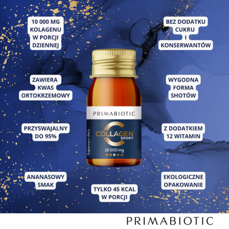 Primabiotic Collagen Sport płyn 30ml 30 sztuk