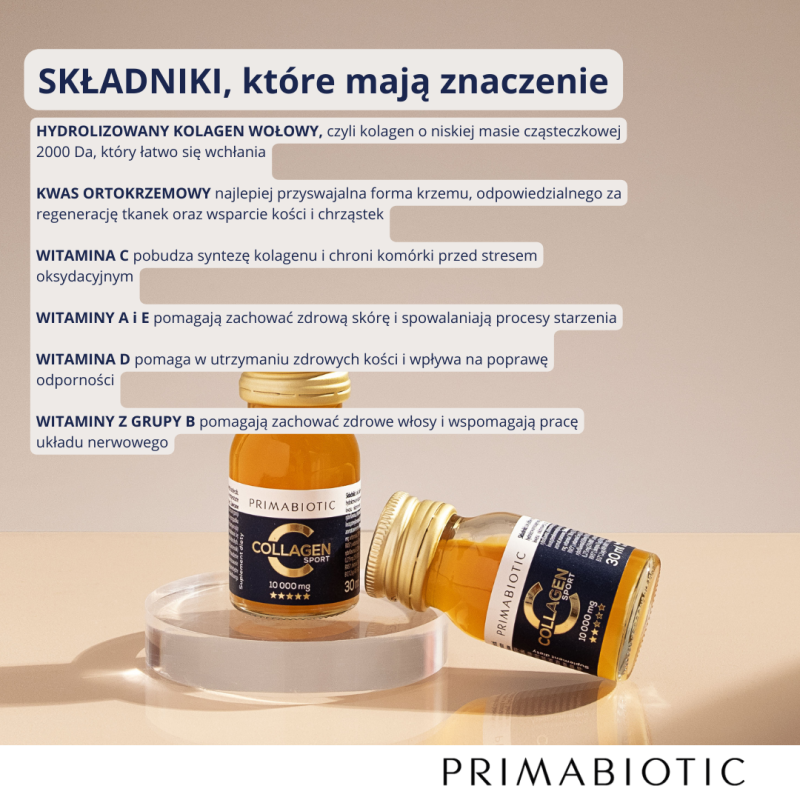Primabiotic Collagen Sport płyn 30ml 30 sztuk