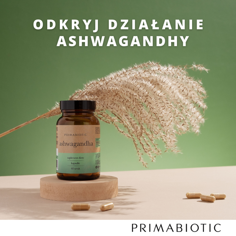 Primabiotic Ashwagandha 60 kapsułek