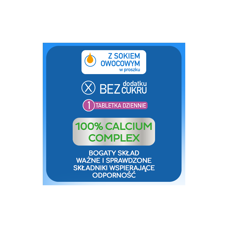 Plusssz Junior Calcium Complex 20 tabl • cena | opinie • AptekaPrima