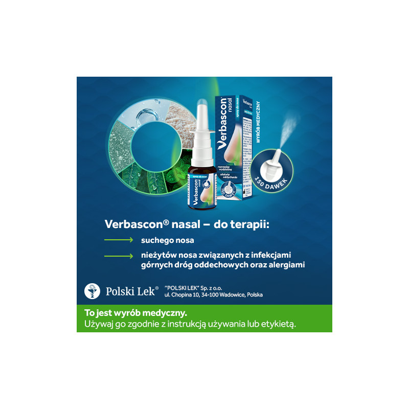Verbascon Nasal 20ml • cena | opinie • AptekaPrima