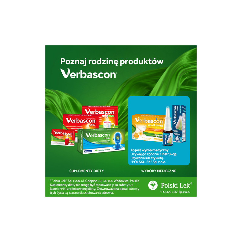 Verbascon Nasal 20ml • cena | opinie • AptekaPrima