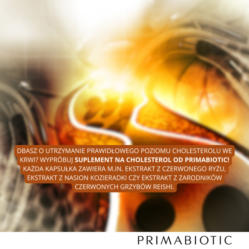 Primabiotic na cholesterol 60 kapsułek